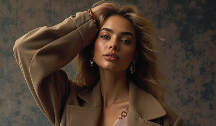 Fashion Marketing with AI Generated Females in Poses