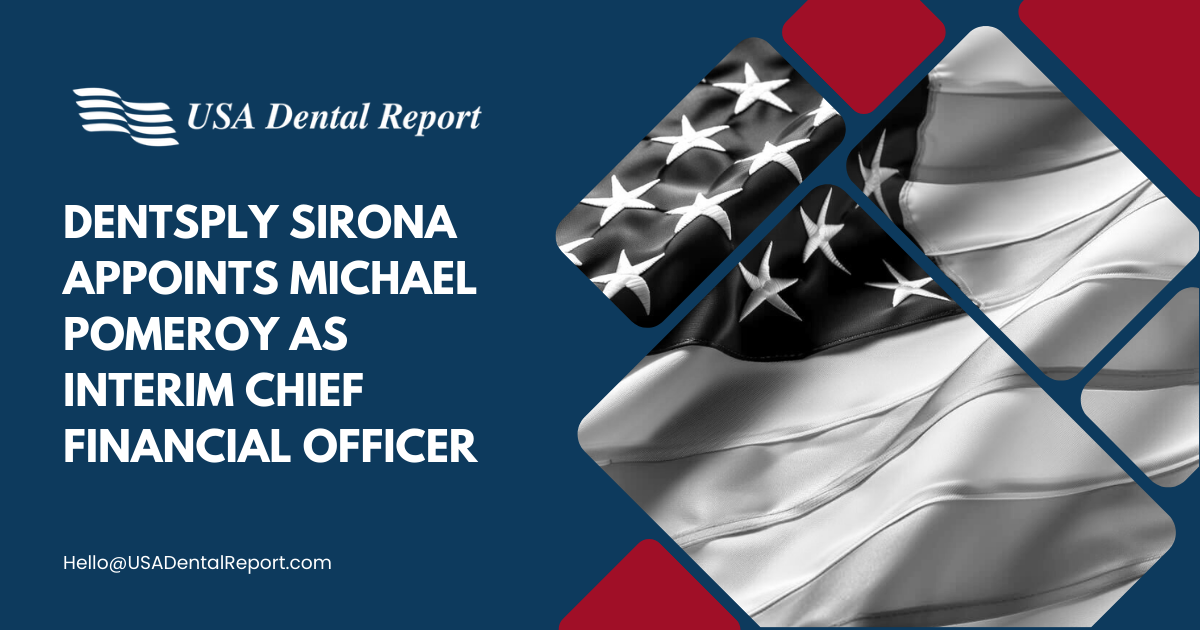 Dentsply Sirona Appoints Michael Pomeroy as Interim Chief Financial Officer