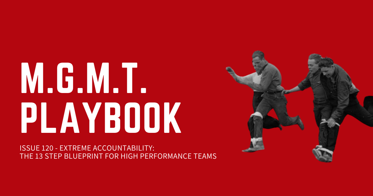 Extreme Accountability: The 13 Step Blueprint For High Performance Teams