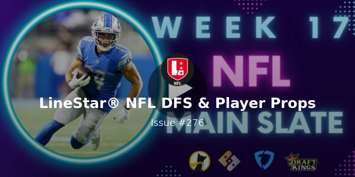 Week 17 NFL DFS Guide + Cheat Sheet | New Year's Day Edition! 🎆🎉 🎊