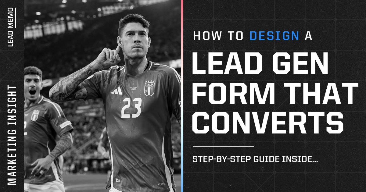 💡 How to design a lead form that converts