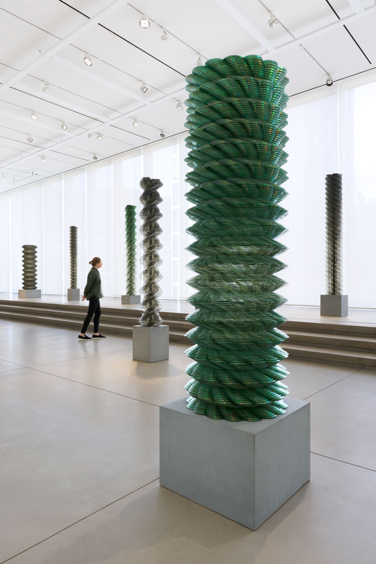 Fabulous Sculptures Made From Thousands of Used CDs