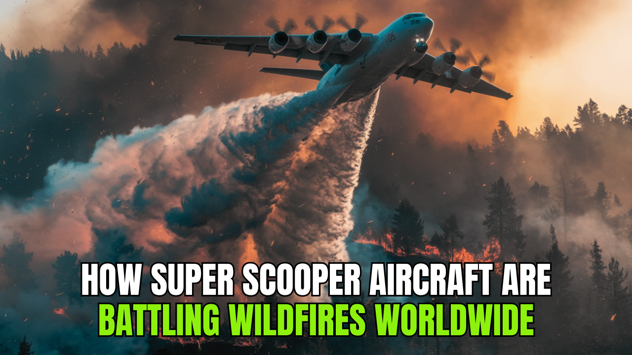🌱 How Super Scooper Aircraft Are Battling Wildfires Worldwide 🔥 ️