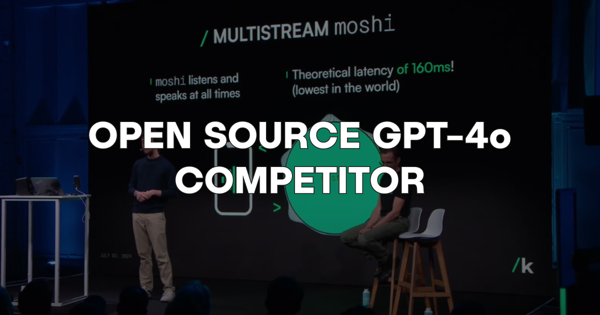 Open Source GPT-4o Competitor