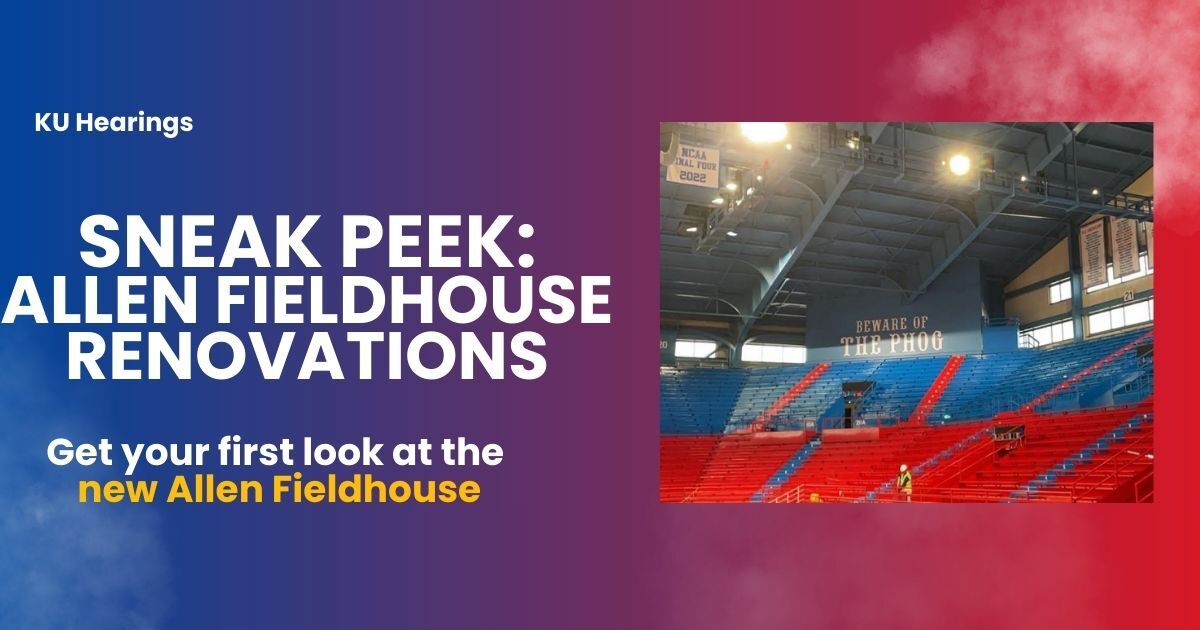 First Look 📸 Allen Fieldhouse Renovations