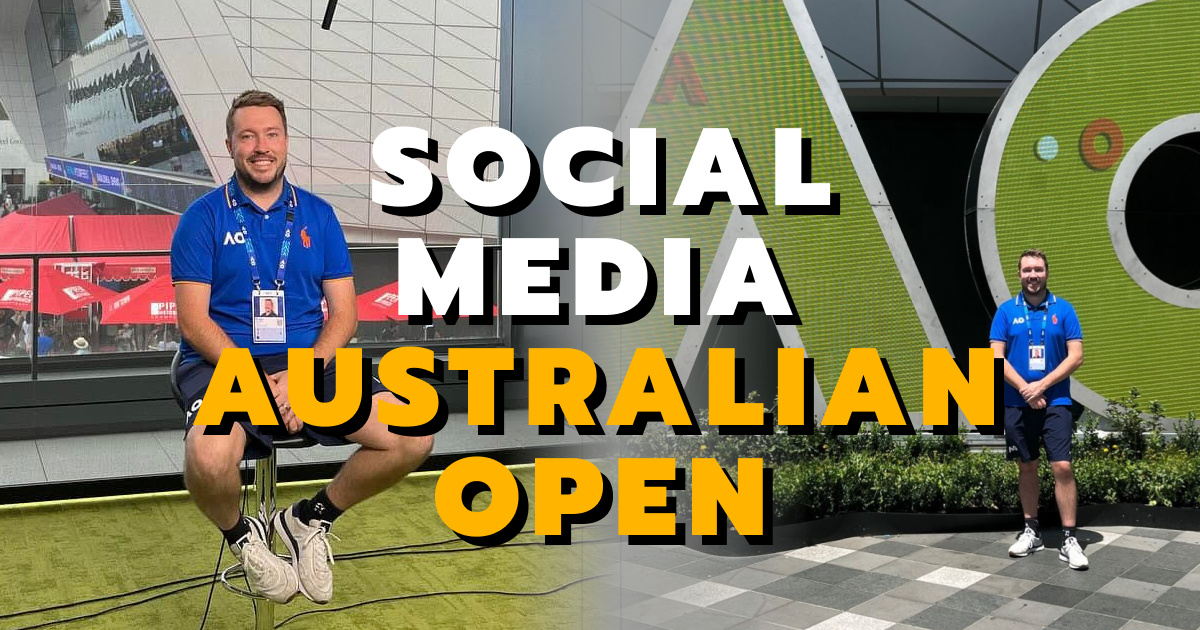 Lessons from working with the Australian Open social media team