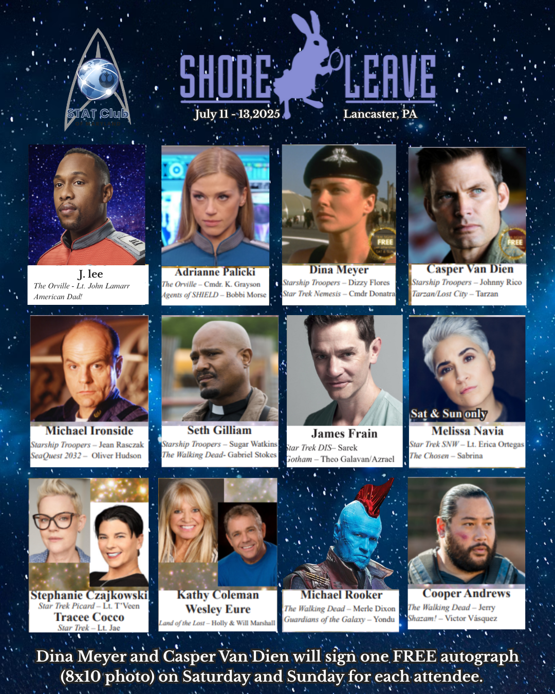 Shore Leave 45: Schedule & Photo Op Times are Up!