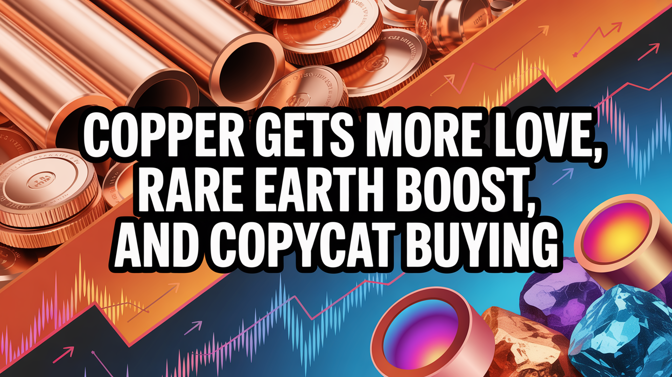 Copper Gets More Love, Rare Earth Boost, and Copycat Buying