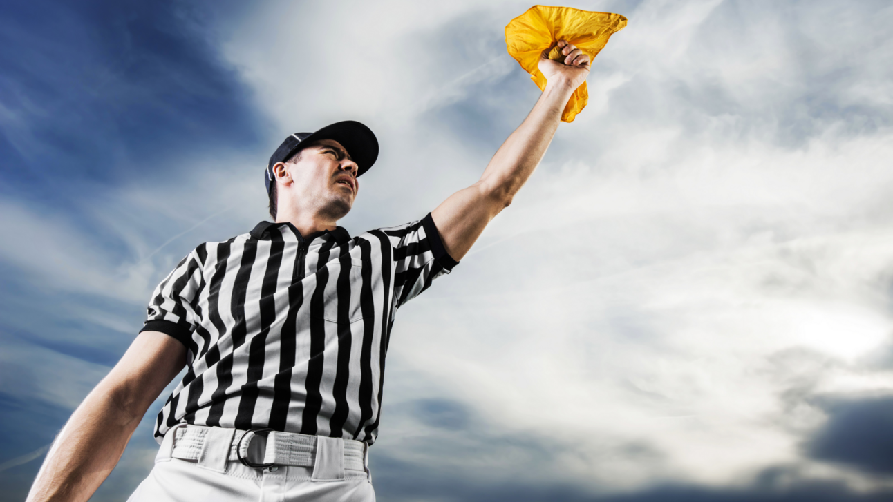 NFL Referee Throws Penalty Flag Just for the Hell of It