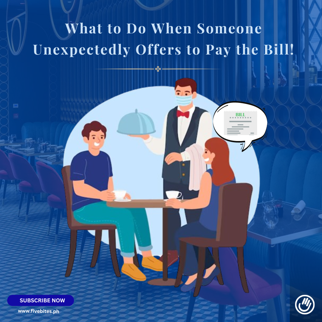 Etiquette: When Someone Unexpectedly Offers to Pay the Bill