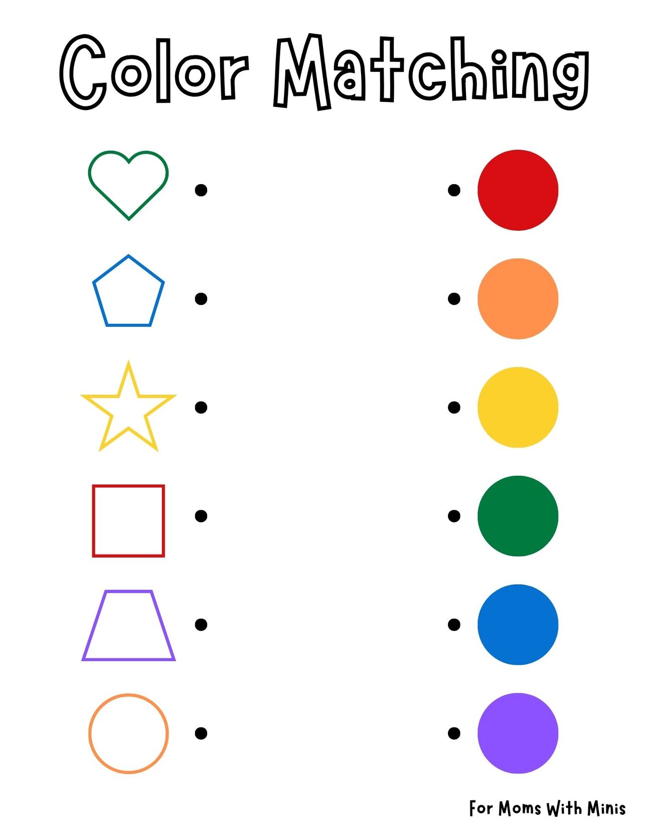 Shapes Color Matching