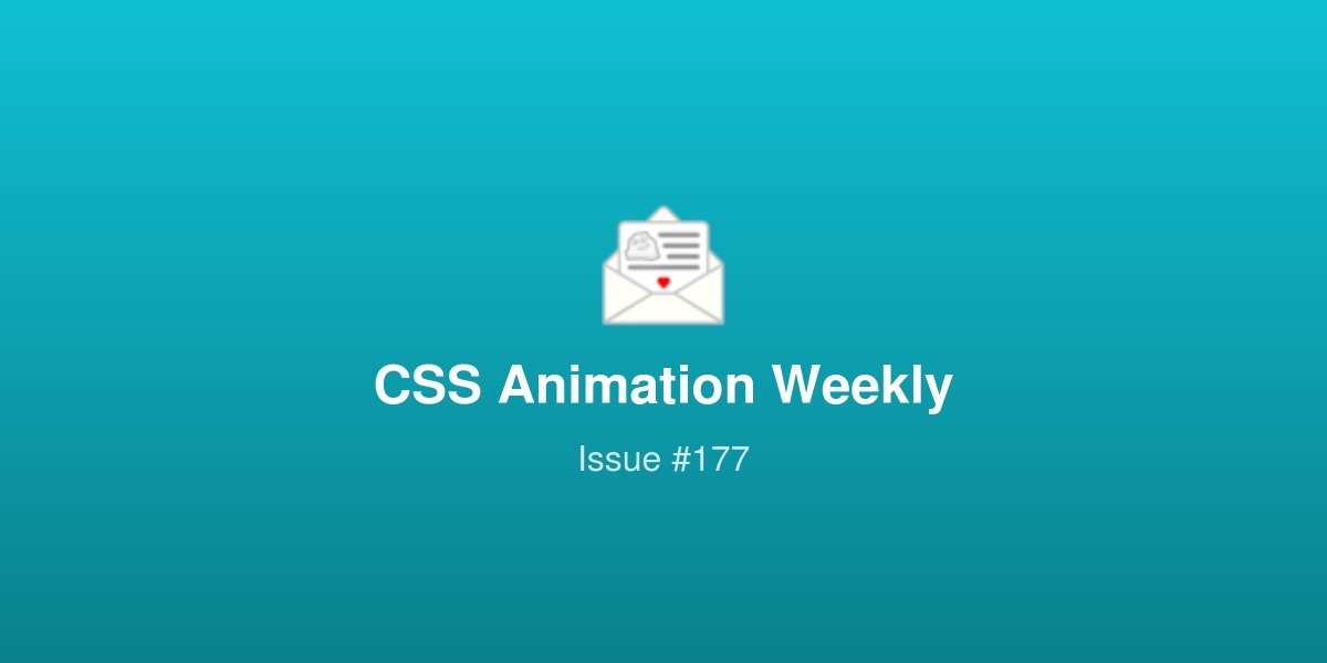 Css Animation Weekly 177