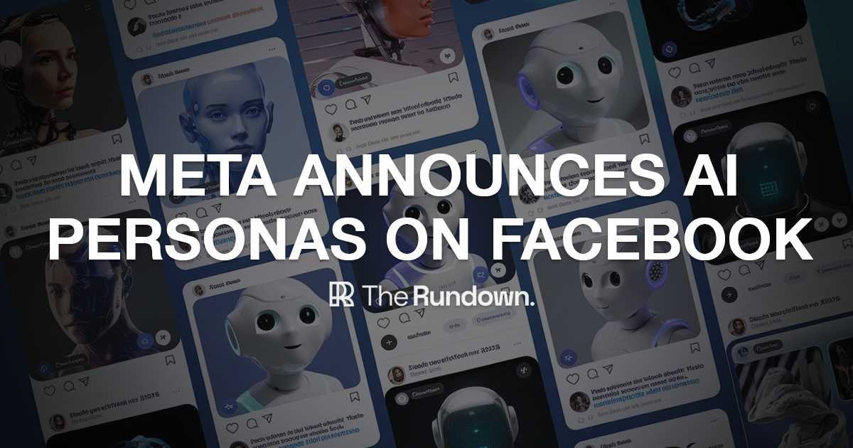 Meta's plan for AI personas on Facebook