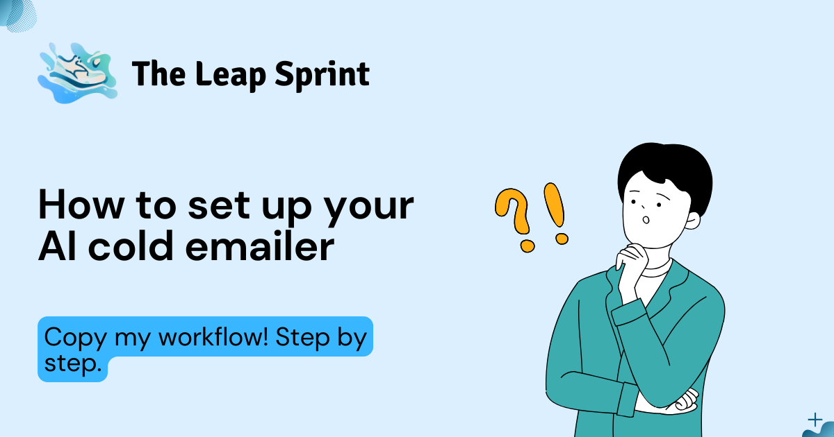 How to set up your AI cold emailer