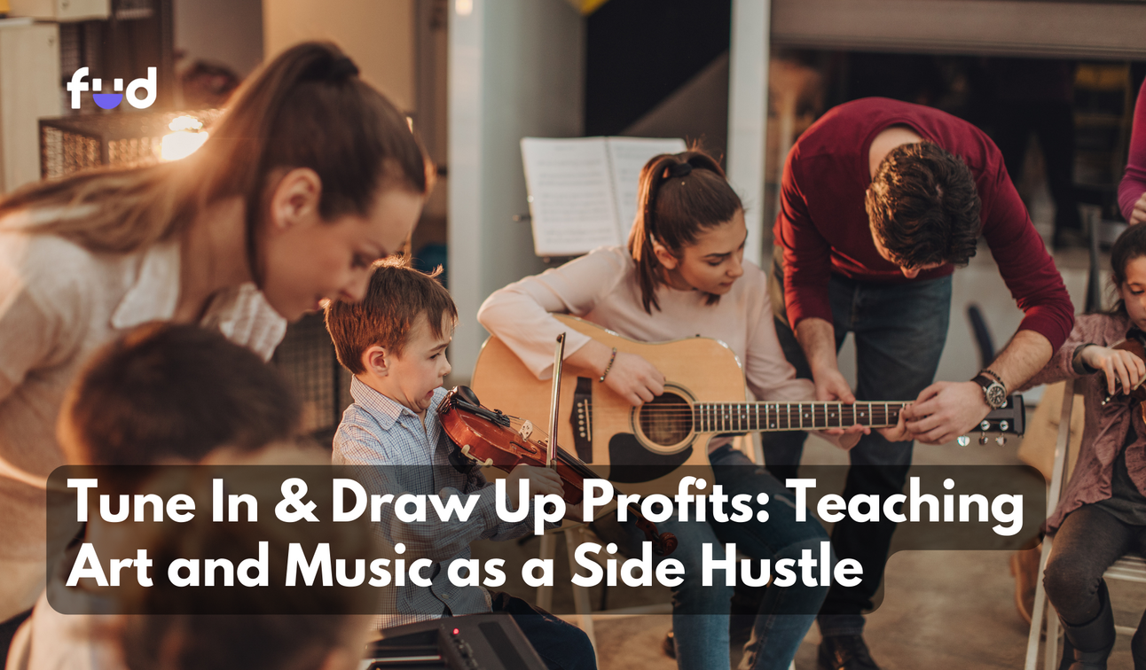 Tune In & Draw Up Profits: Teaching Art and Music as a Side Hustle