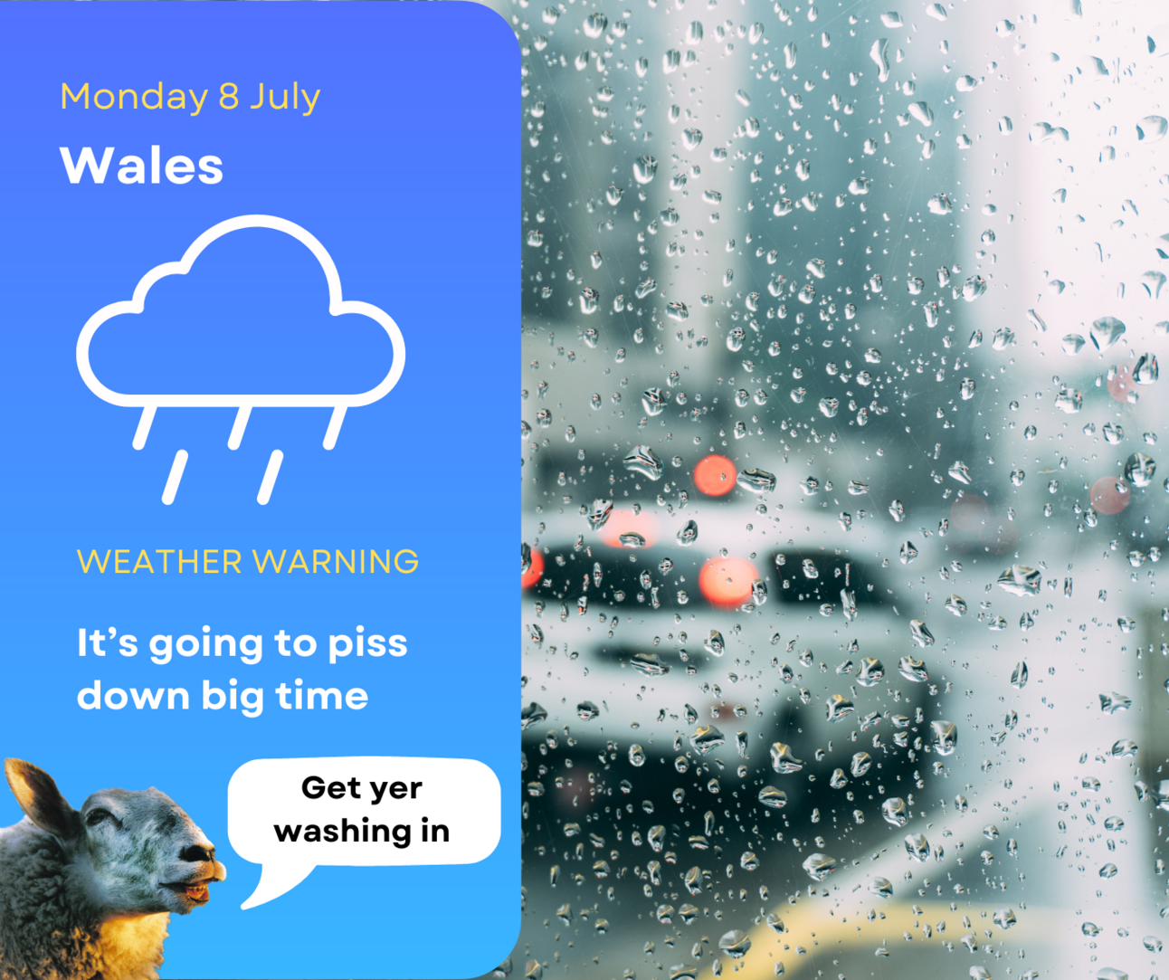 Wales Weather Warning: Monday 8 July