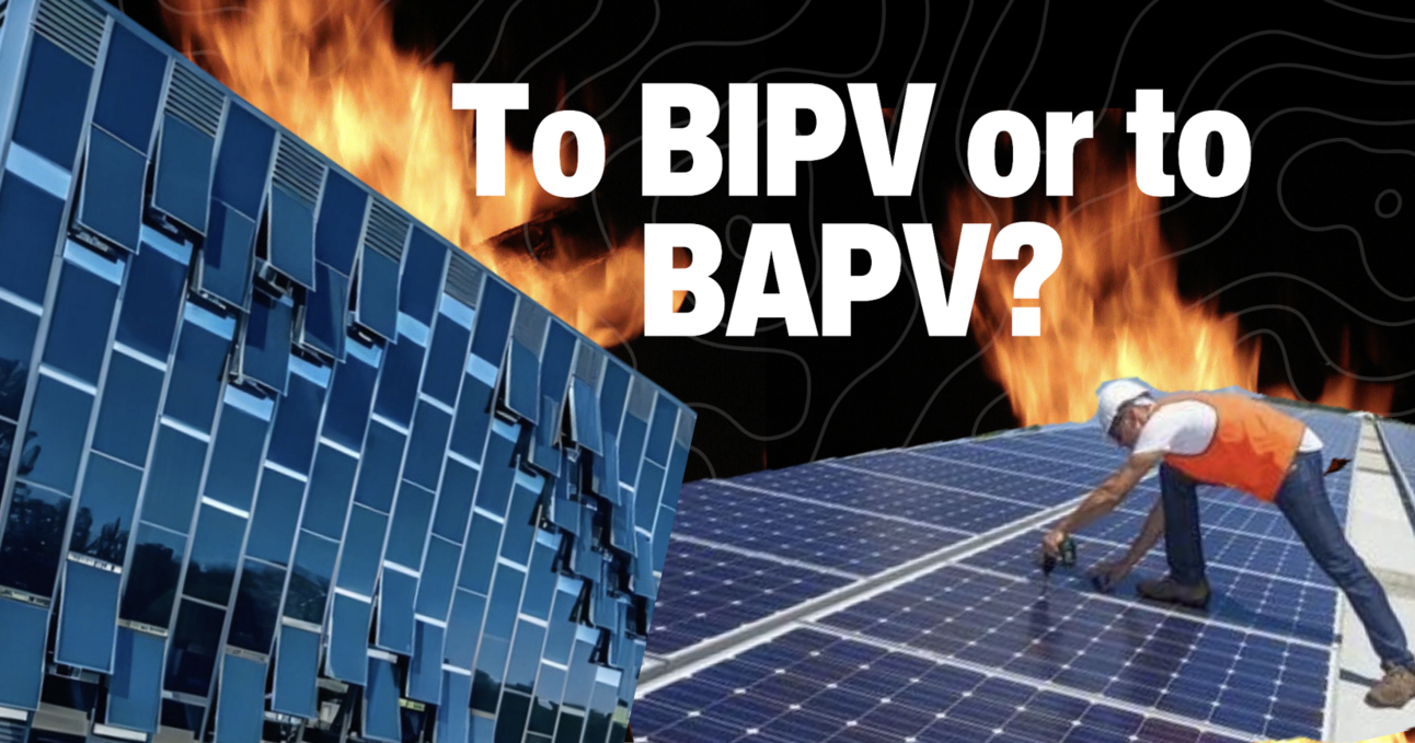 To BIPV or to BAPV - that is the question!