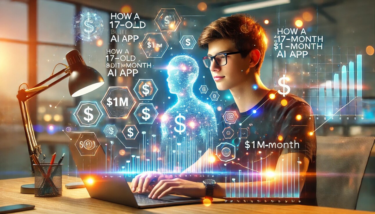 How a 17-Year-Old Built a $1M/Month AI App How a 17-Year-Old Built a $1M/Month AI App