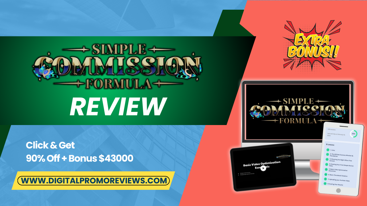 Simple Commission Formula Review: My Personal Experience (Don't Miss This)
