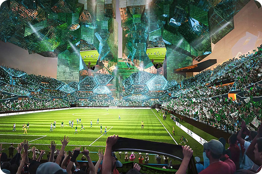 🏟 This Soccer Stadium Will *Literally* Break Your Brain