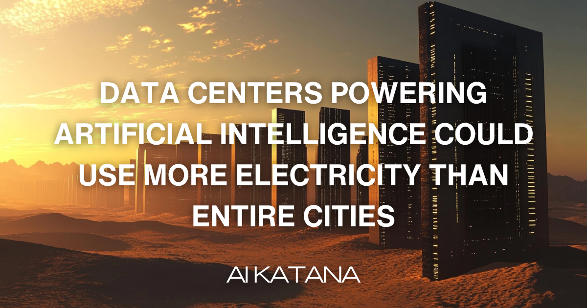 Data centers powering artificial intelligence could use more ...