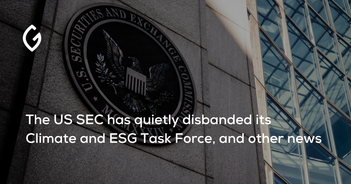 What's Happening in Sustainability & ESG (Week Recap 10.09 - 16.09) 🌎
