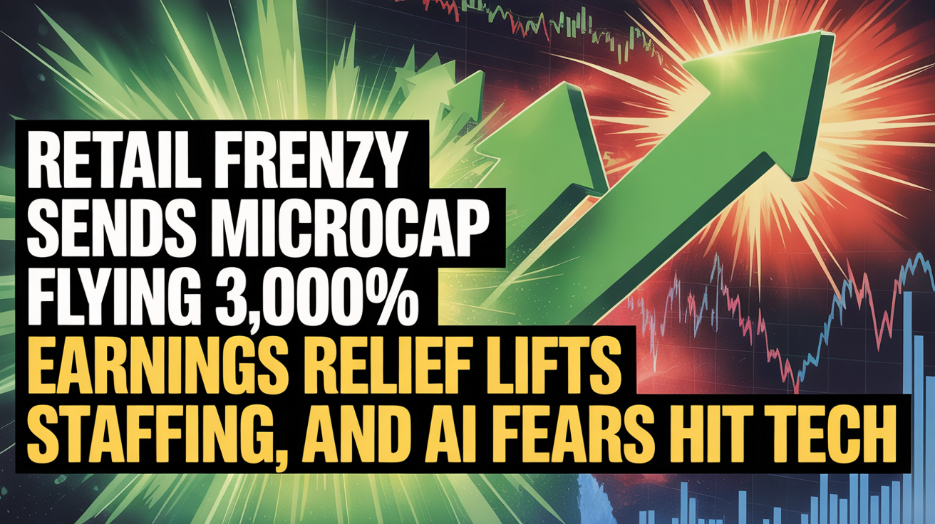Retail Frenzy Sends Microcap Flying 3,000%, Earnings Relief Lifts ...