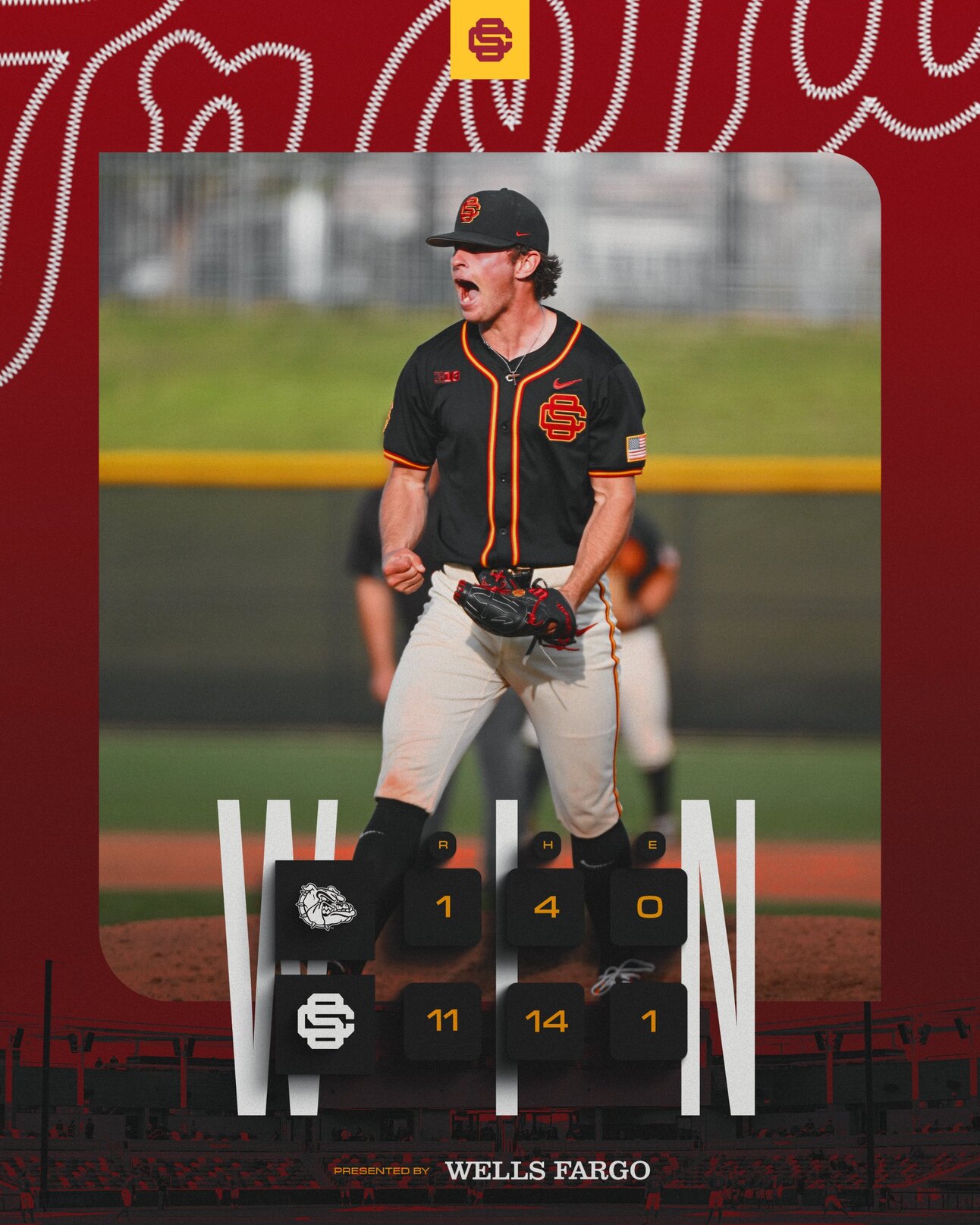 The USC Trojans baseball team won its series over Gonzaga.