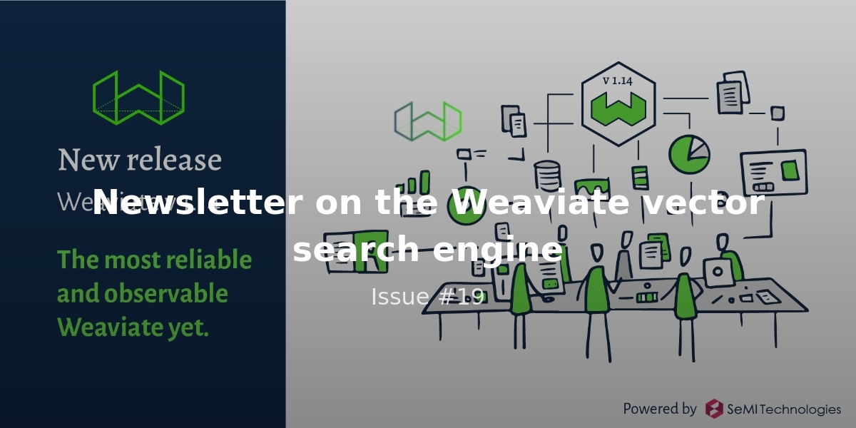 Weaviate Newsletter - Weaviate 1.14 Release
