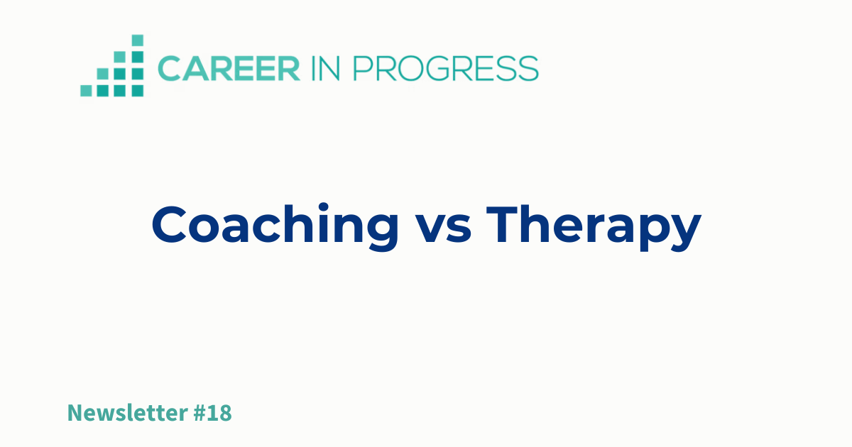 Coaching vs. Therapy: Where to draw the line