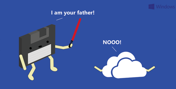 From the Floppy Disk to the Lovely Cloud!