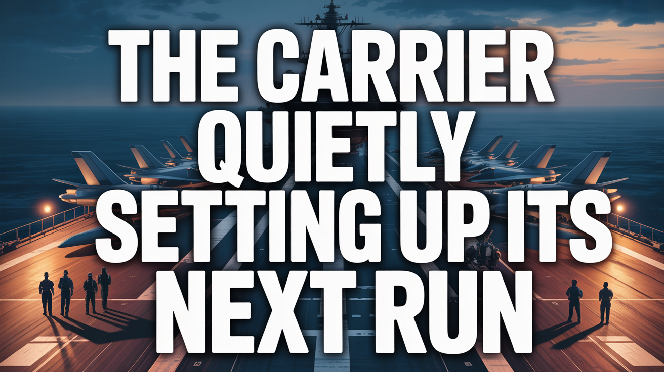 The Carrier Quietly Setting Up Its Next Run