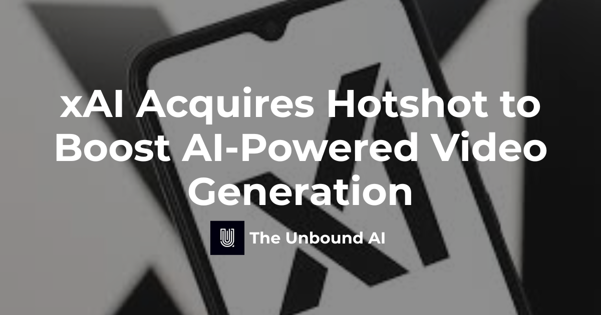 xAI Acquires Hotshot to Boost AI-Powered Video Generation