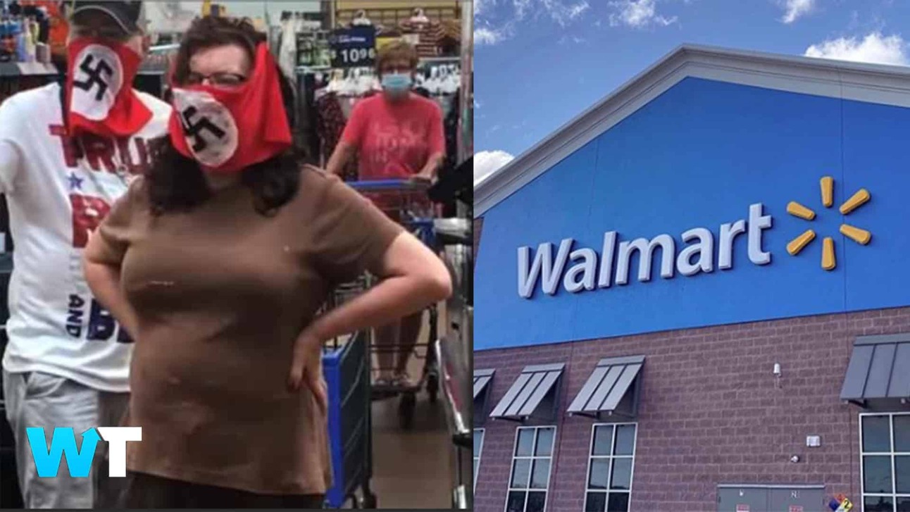 Viral Video Catches Walmart Shoppers With Swastika Face Masks