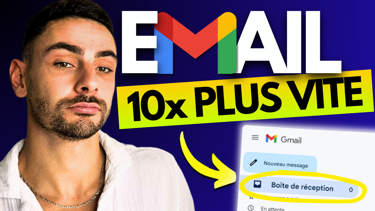 Ecris tes email 10x plus vite avec l'IA