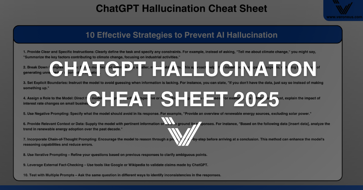 ChatGPT Hallucination Cheat Sheet 2025