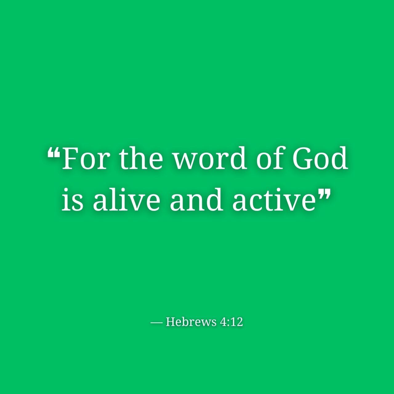 Verse of the Day: Hebrews 4:12