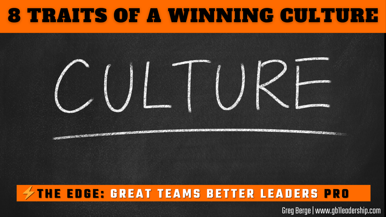 🏆 The 8 Traits of a Winning Culture