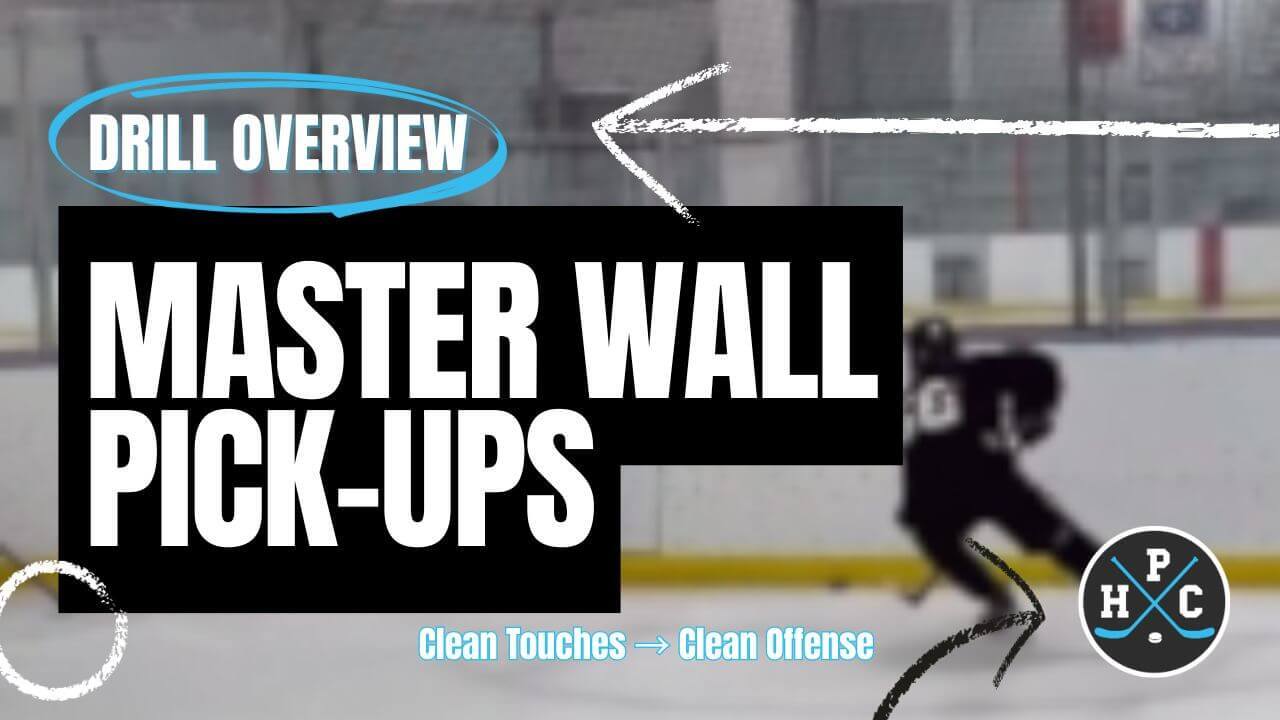 Wall Pick-Up Drill: Clean Puck Retrieval Skills