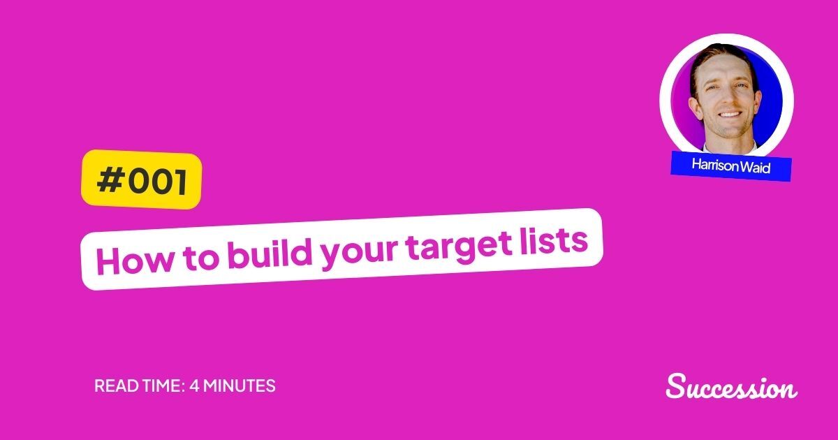 001 How To Build Your Target Lists 