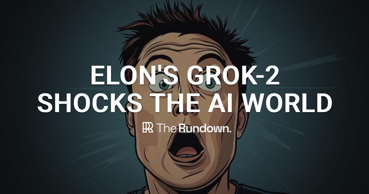 Elon's Grok 2 shocks the AI world