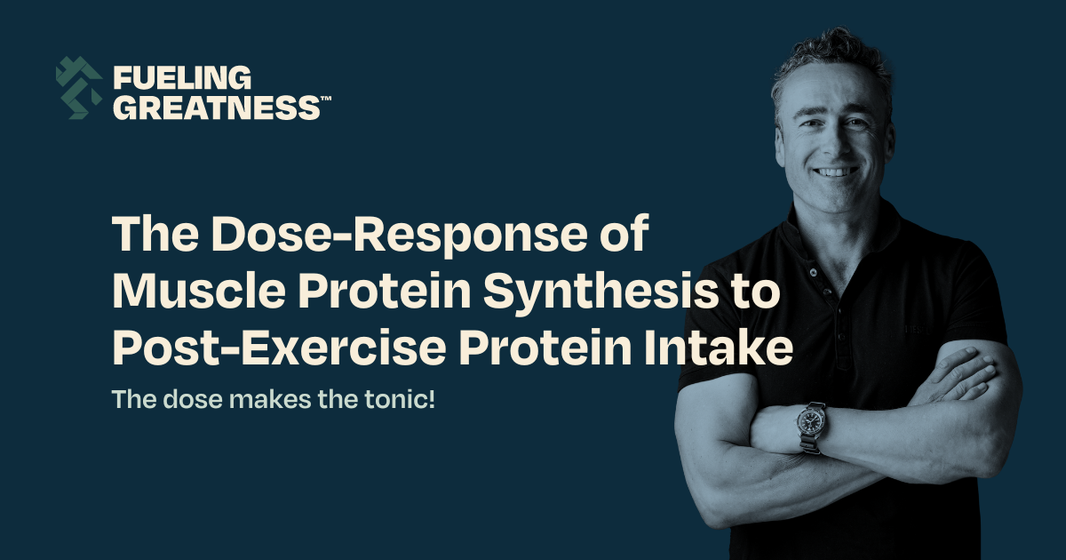 The Dose-Response of Muscle Protein Synthesis to Post-Exercise Protein ...