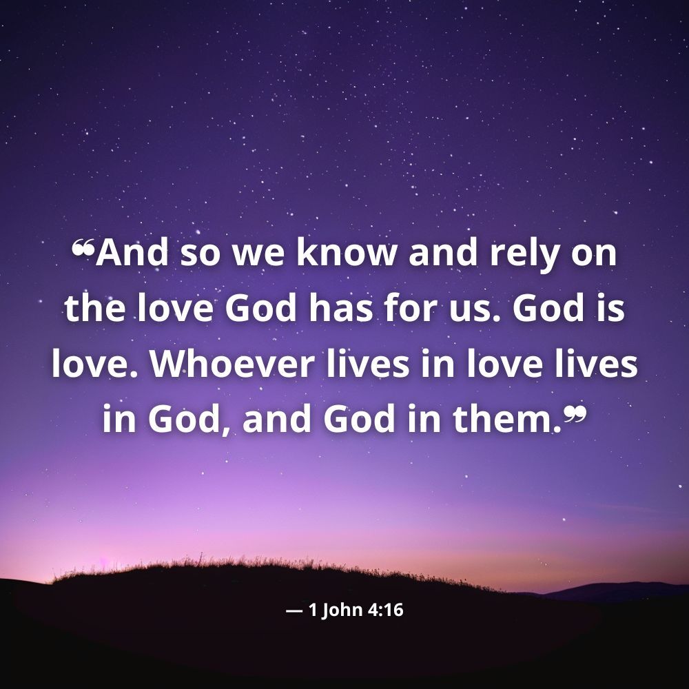 🙏 Verse of the Day: 1 John 4:16
