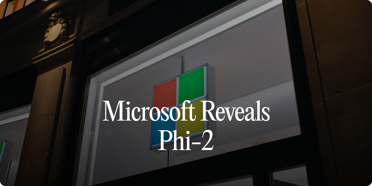 Microsoft releases the small language model Phi-2