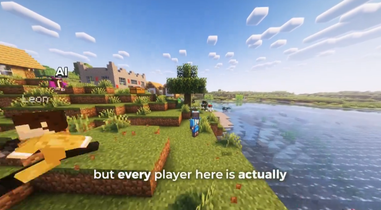 1000 AI Agents Simulate a Civilization in Minecraft 🤯