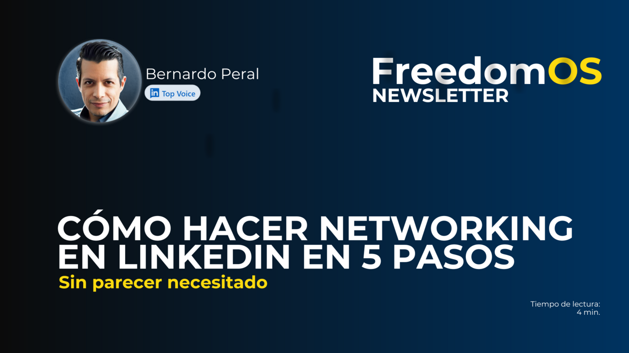Cómo hacer networking en LinkedIn en 5 pasos