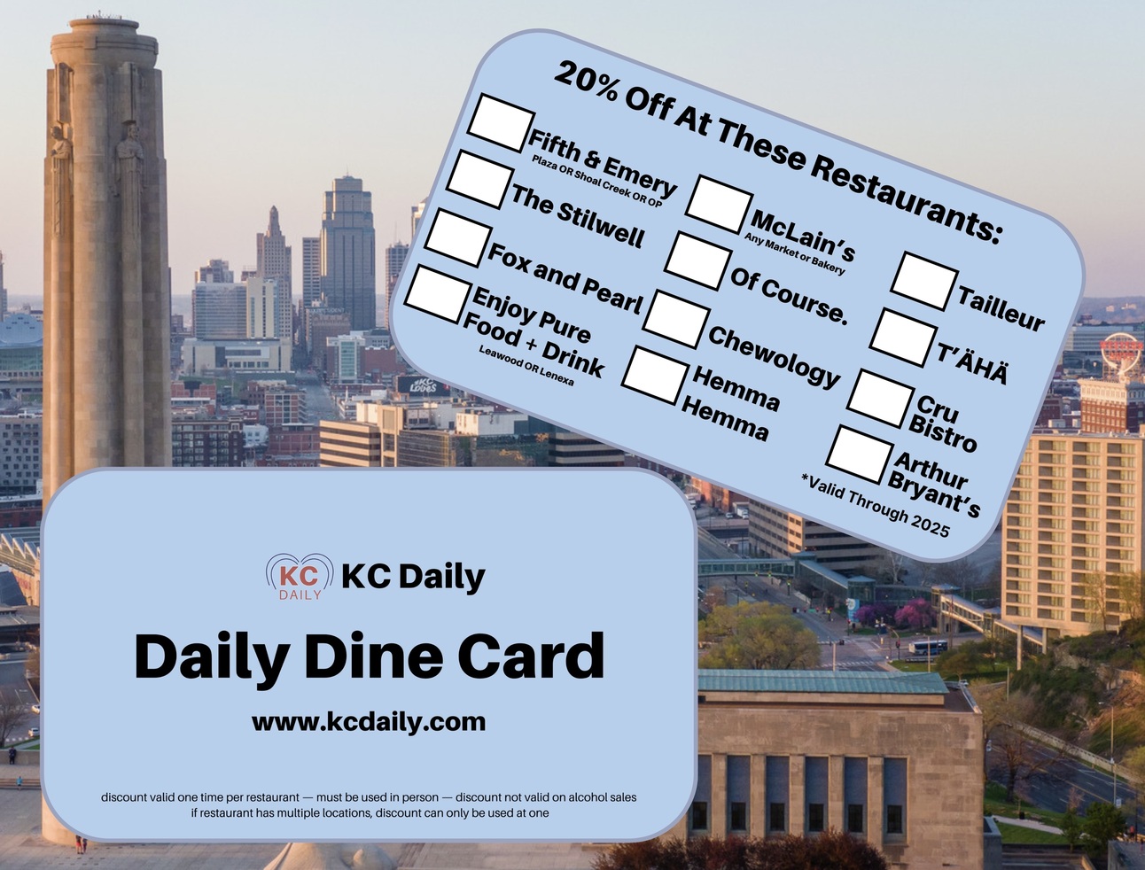 Enjoy 20% Off 12 of the Best Restaurants in Kansas City