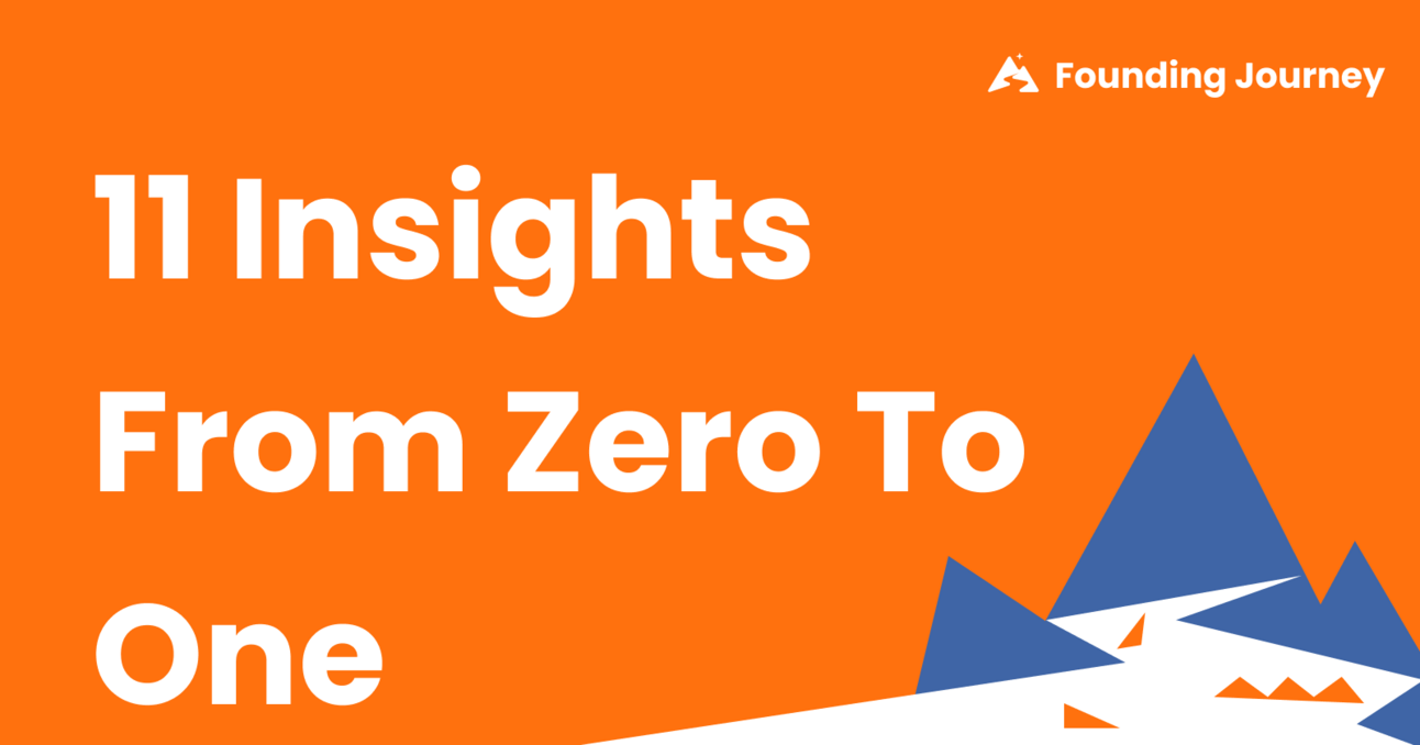 11 Insights from Zero to One