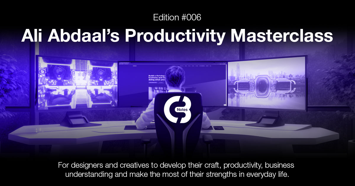 Ali Abdaal's Productivity Masterclass