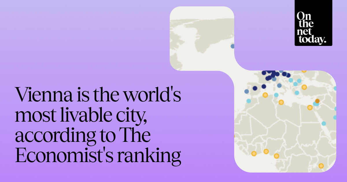 Vienna is the world's most livable city, according to The Economist's ...